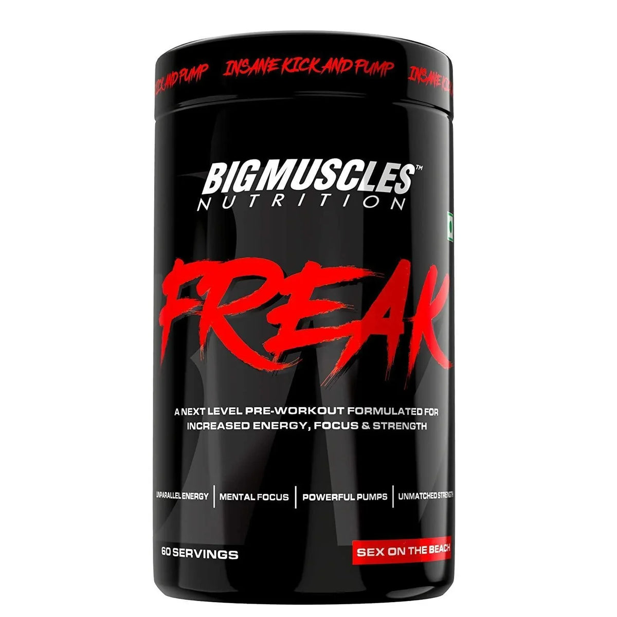 Buy Big Muscles Nutrition Freak Pre-Workout, 60 Servings Online | NutriStar