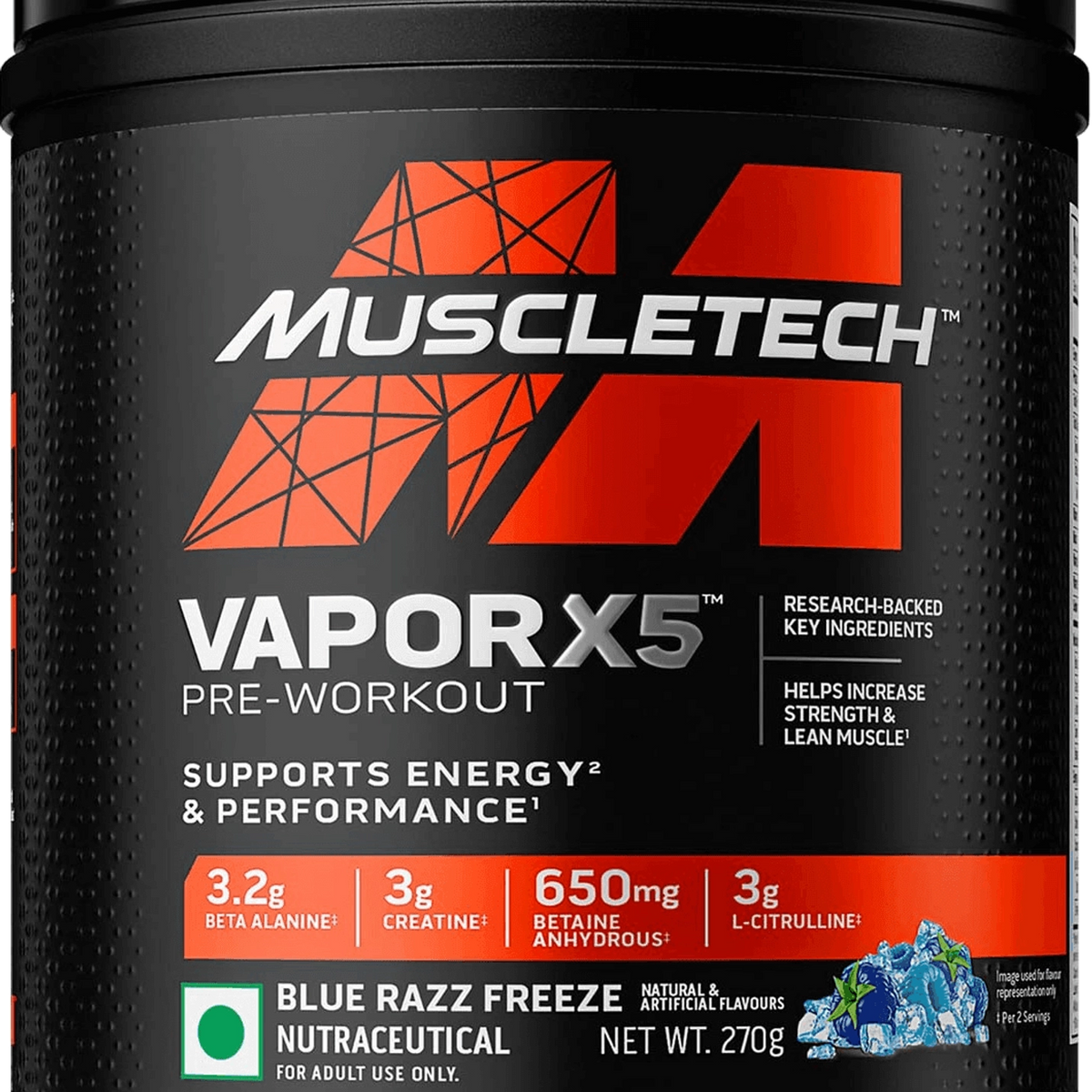 Buy Muscletech Vapor X5 Pre Workout - 30 Servings Online | NutriStar