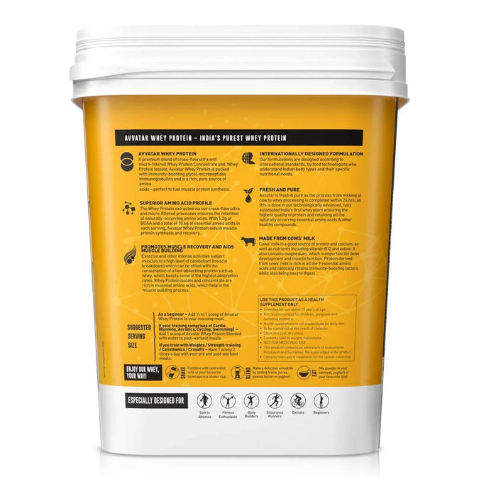 Buy Avvatar Whey Protein Powder - 4 Kg Online | NutriStar