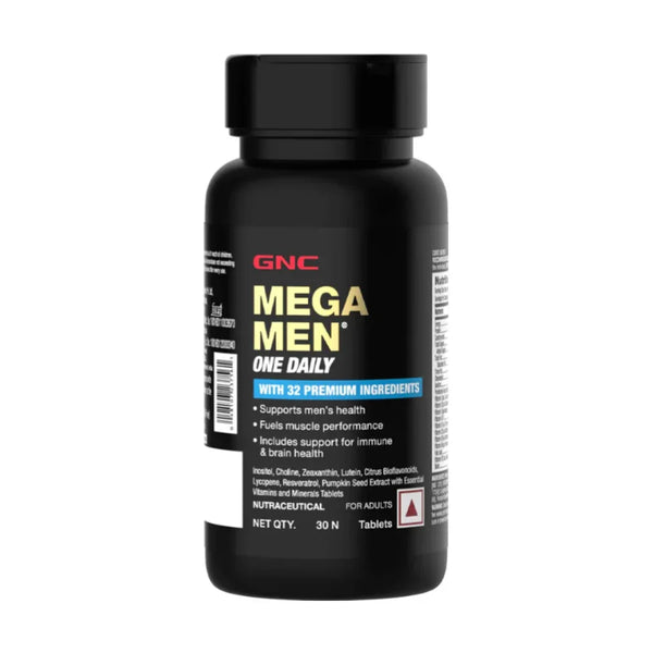 Buy GNC Mega Men One Daily Multivitamin - 30 Tablets Online | NutriStar