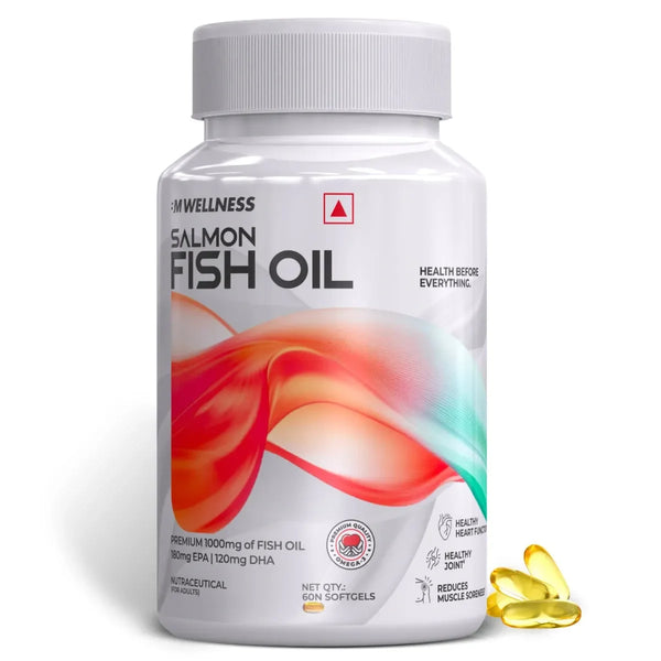 Buy Big Muscles Wellness Salmon Fish Oil 60 Softgels Online | NutriStar