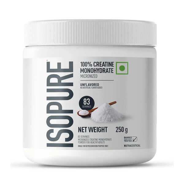 Buy Isopure 100% Creatine Monohydrate Micronized, 250g - 83 Servings ...
