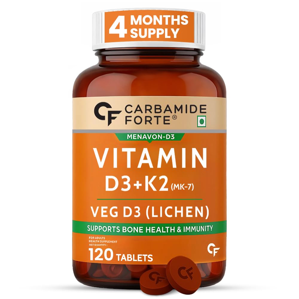Buy Carbamide Forte Vitamin D3 + K2 (MK7) | Bone & Heart Health Support ...