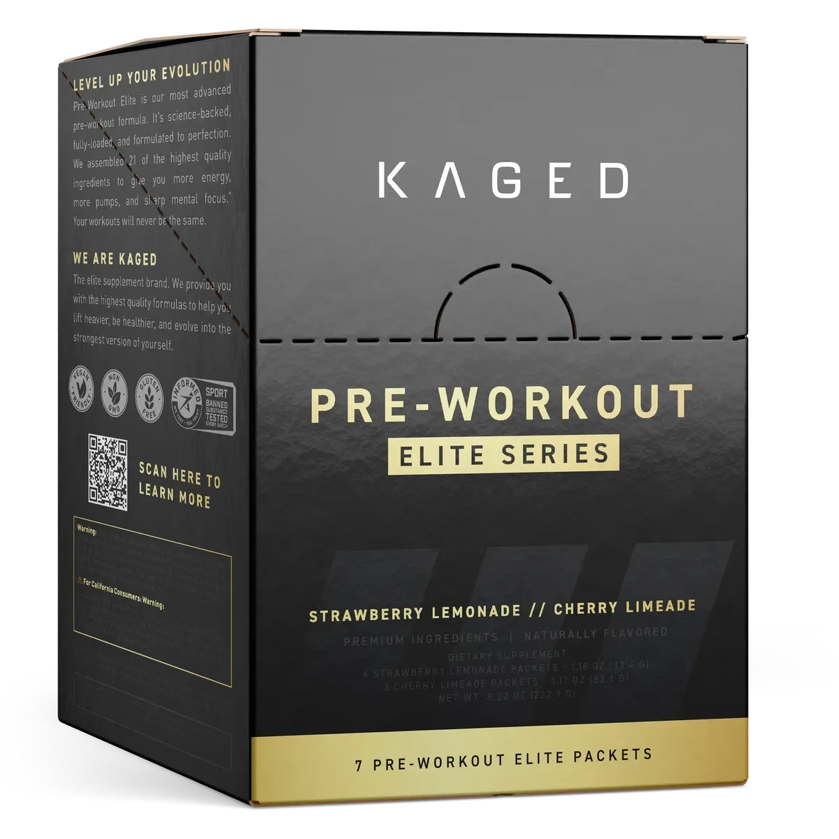 Buy Kaged Pre-workout Elite Sachet Pack - 7 Servings Online | NutriStar